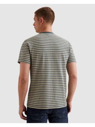 PME Legend T-Shirt T-shirt RH yd stripe jersey PME-Logo-Stickerei im Brustbereich