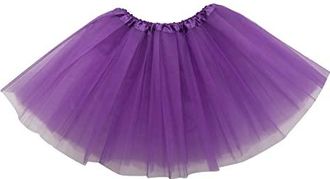 Generic Jupe à paillettes noires pour les vacances - Jupe tutu - Jupe bouffante - Costume pour homme, lilas, taille unique