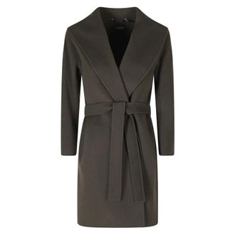 Max Mara Femme, Manteaux, Vert, Taille: 36 FR Belted Manteaux