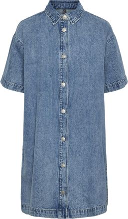 Pieces Pckate Ss A-Shape Denim Dress