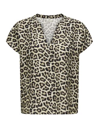 Jacqueline de Yong JdY Damen Jdylion Life S/S Top WVN Noos, Pumice Stone, 38 EU