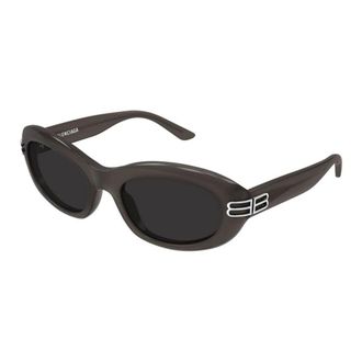 Balenciaga Ovale Sonnenbrille - - Accessories - Damen - Grau - 57 MM