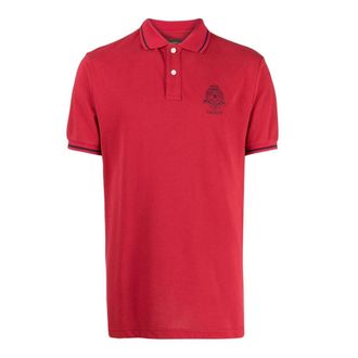 Hackett Heritage Logo Poloshirt - - Tops - Herren - Rot - M