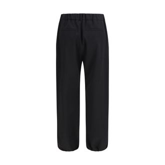 Burberry Merino Wool Joggers - Black