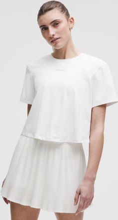 lululemon T-Shirt Pace Crush à motif et dos croisé pour Femmes - Taille 2XS