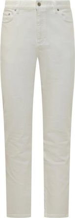 Ermenegildo Zegna Homme, Jeans, Beige, Taille: W36 Logo Denim Jeans
