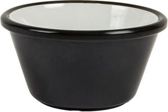 Garcia de Pou 24 Stück - Auflaufformen Asami Ware, 60 ml, Ø 6,4 x 3,5 cm, Schwarz, Melamin