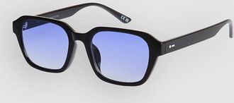 Dot Dash Spectrum Shiny Black Sonnenbrille blue gradient