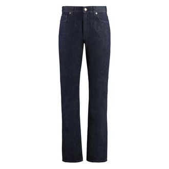 Versace Homme, Jeans, Bleu, Taille: W31 Jean slim droit avec détails logo