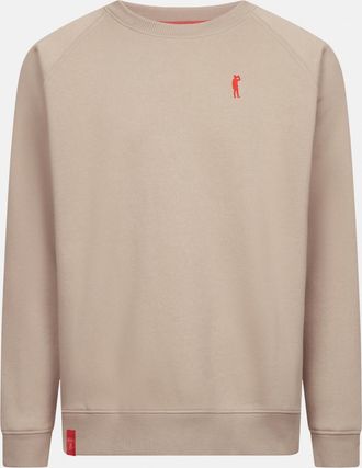 Derbe Derbe Sweatshirt Kippes Herren Beige Crewneck GOTS