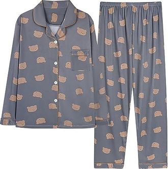 Generic Pyjama Court Femme, Combinaison Femme Hiver, Costume en Soie v&ecirc;tements Nuit Sexy Manches Courtes Manches sous-v&ecirc;tements Lingerie Robe Vrac Sexy Top Sa