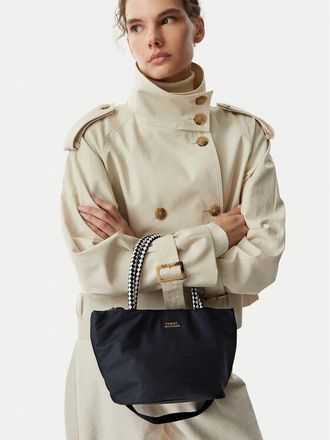 Tommy Hilfiger Handtasche Th Marina Bucket Nylon AW0AW18831 Dunkelblau