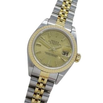Rolex Montre Pre-owned Vintage Datejust 26 mm - Femme - Pre-owned - Jaune - Taille: ONE Size