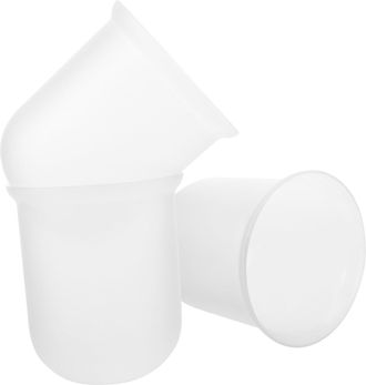 Beaupretty 3 St&uuml;ck Toilettenb&uuml;rstenhalter Aus Kunststoff Halter F&uuml;r Toilettenb&uuml;rste Toilettenb&uuml;rstenbecher Halbtransparent Robust Hygienisch Haushalts Und Badezi