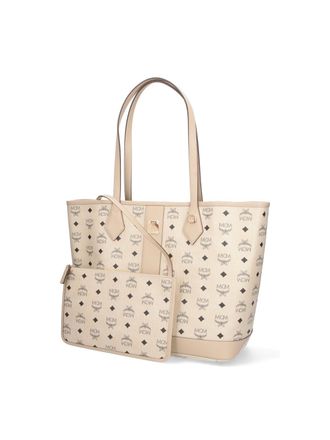 MCM Womens Bags Beige Polyurethane