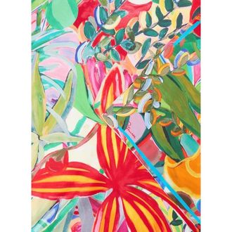 Petrusse Carr&eacute; de soie Duda Mini