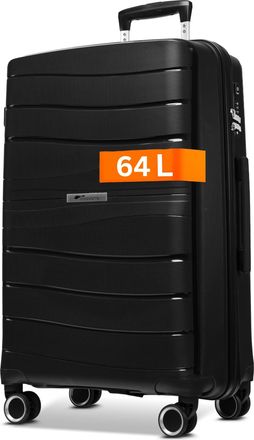 Cocoono Leon Koffer Mittelgro&szlig; 68 Liter Volumen - mit TSA Schloss, Koffer & Trolleys, Reisekoffer, Hartschalenkoffer, Reisekoffer mit Rollen, Trolley, Hartsch