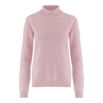 Jil Sander Wollpullover mit Rollkragen - - Knitwear - Damen - Rosa - S