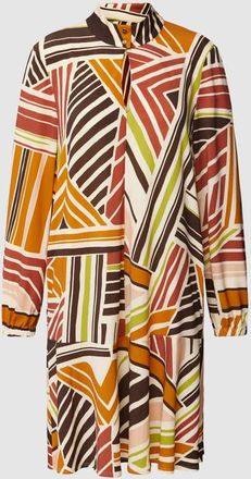 Marc Cain Knielanges Kleid mit Schl&uuml;sselloch-Ausschnitt