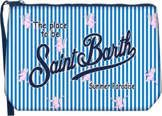 MC2 Saint Barth Femme, Sacs, Bleu, Taille: ONE Size Aline Clutch