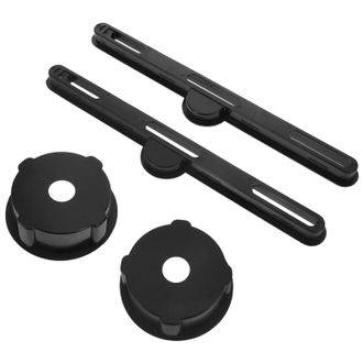 Garneck 2s&auml;tze Faltbarer Tischbecherhalter aus Kunststoff Auslaufsicherer Becherhalter f&uuml;r Schreibtisch Kartenf&auml;cher f&uuml;r Laptoptisch Leichtes Schreibtischzube