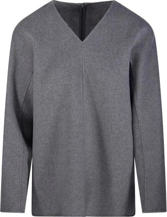 Max Mara Femme, Pulls, Gris, Taille: 42 FR Smmriva 700&ugrave; Blusa