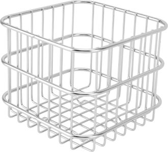 Generic Aufbewahrungskorb f&uuml;r Gem&uuml;se und Obst, Obstkorb aus Edelstahl 304, Aufbewahrungskorb f&uuml;r K&uuml;che, Theke, Obst und Gem&uuml;se, Organizer, Abtropffl&auml;che (Gro&szlig;