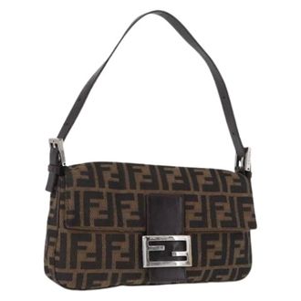 Fendi Pre-owned Toile sacs-fendi - Femme - Pre-owned - Brun - Taille: ONE Size