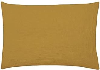 Essix Kissenbezug aus Baumwollgaze Tenderness Camel, 50 x 75 cm