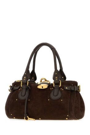 Chlo&eacute; Top Handle Bag - Brown