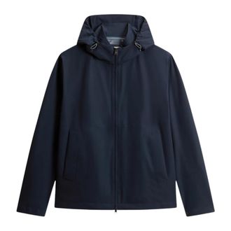 Woolrich Two Layers Pacific Jacket - - Jackets - Herren - Blau - 2XL
