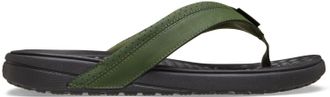 Crocs Yukon Surf Flip-Flop f&uuml;r Herren, Armeegr&uuml;n/Schwarz, Gr&ouml;&szlig;e 44, Army Green Black, 45/46 EU