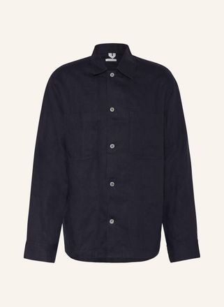 Arket Arket Leinenhemd Relaxed Fit blau