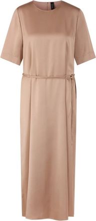 Marc Cain Midikleid aus Satin - - Dresses - Damen - Beige - XS