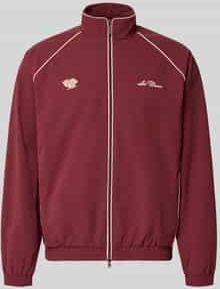 Les Deux Trainingsjacke mit Label-Stitching Modell Seersucker