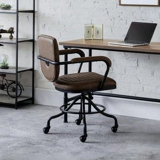 Julian Bowen Gehry Gepolsterter B&uuml;rostuhl, Braun