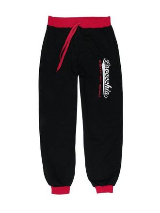 Lavecchia Jogginghose Lavecchia Herren Jogginghose LV-2020 (Black-Red, 6XL) l&auml;ssige & bequeme Sweat Hose