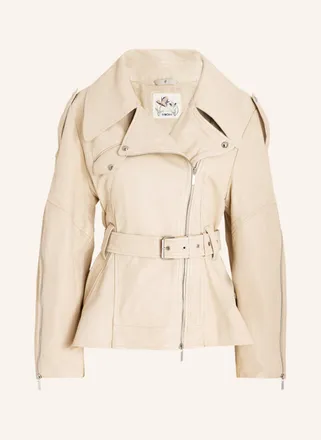 High High Bikerjacke Shake beige