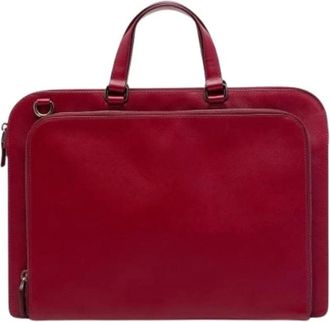 Prada Sac daffaires vintage Pre-owned - Femme - Pre-owned - Rouge - Taille: ONE Size