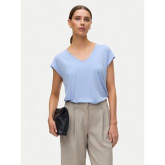 Vero Moda T-Shirt Filli 10247666 Hellblau Relaxed Fit