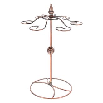 BESPORTBLE Weinglashalter aus Rostfreiem Eisen 6 St&uuml;ck Kelchst&auml;nder In Antikem Kupfer H&auml;ngender Weinglasst&auml;nder f&uuml;r K&uuml;che und Bar