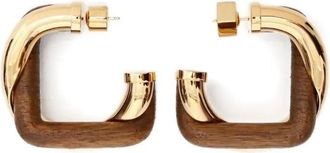 Jacquemus Ohrringe - Square Twisted Design Earrings - Gr. unisize - in Mehrfarbig - f&uuml;r Damen