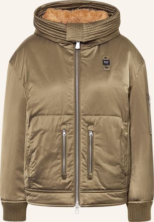 Blauer Jacke Nearen gruen