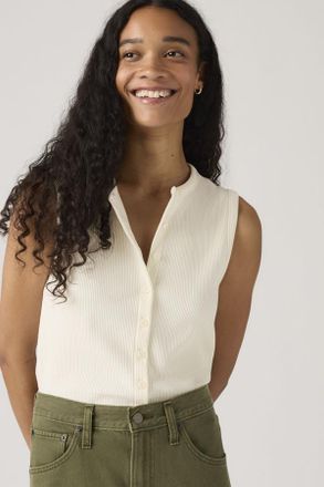 Levi's Rory Shirt mit Knopfleiste - Damen - Wei&szlig; / Wei&szlig;