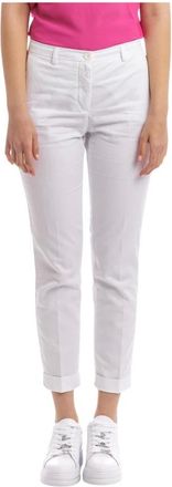 Seventy Femme, Pantalons, Blanc, Taille: 36 FR Pantalone a tinta unita