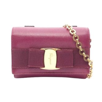 Ferragamo Pre-owned Schultertasche - - Pre-owned - Damen - Lila - ONE SIZE