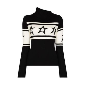 Perfect Moment Wolf Mock-neck Top - - Sport - Damen - Schwarzk - S