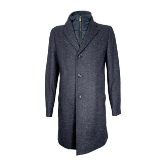 HUGO BOSS H-Hyde-Bib-234 Mantel - - Coats - Herren - Blau - M