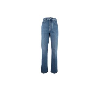 Bottega Veneta Femme, Jeans, Bleu, Taille: 34 FR Jean &Eacute;vas&eacute; Indigo Moyen