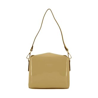 Pourchet Femme, Sacs, Beige, Taille: ONE Size Sac porté épaule vernis beige